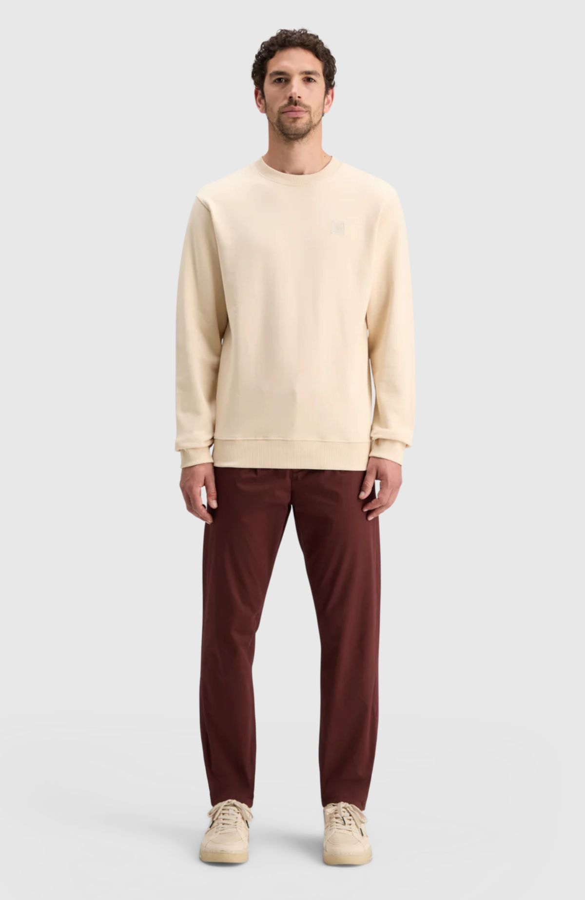 essential logo badge crew