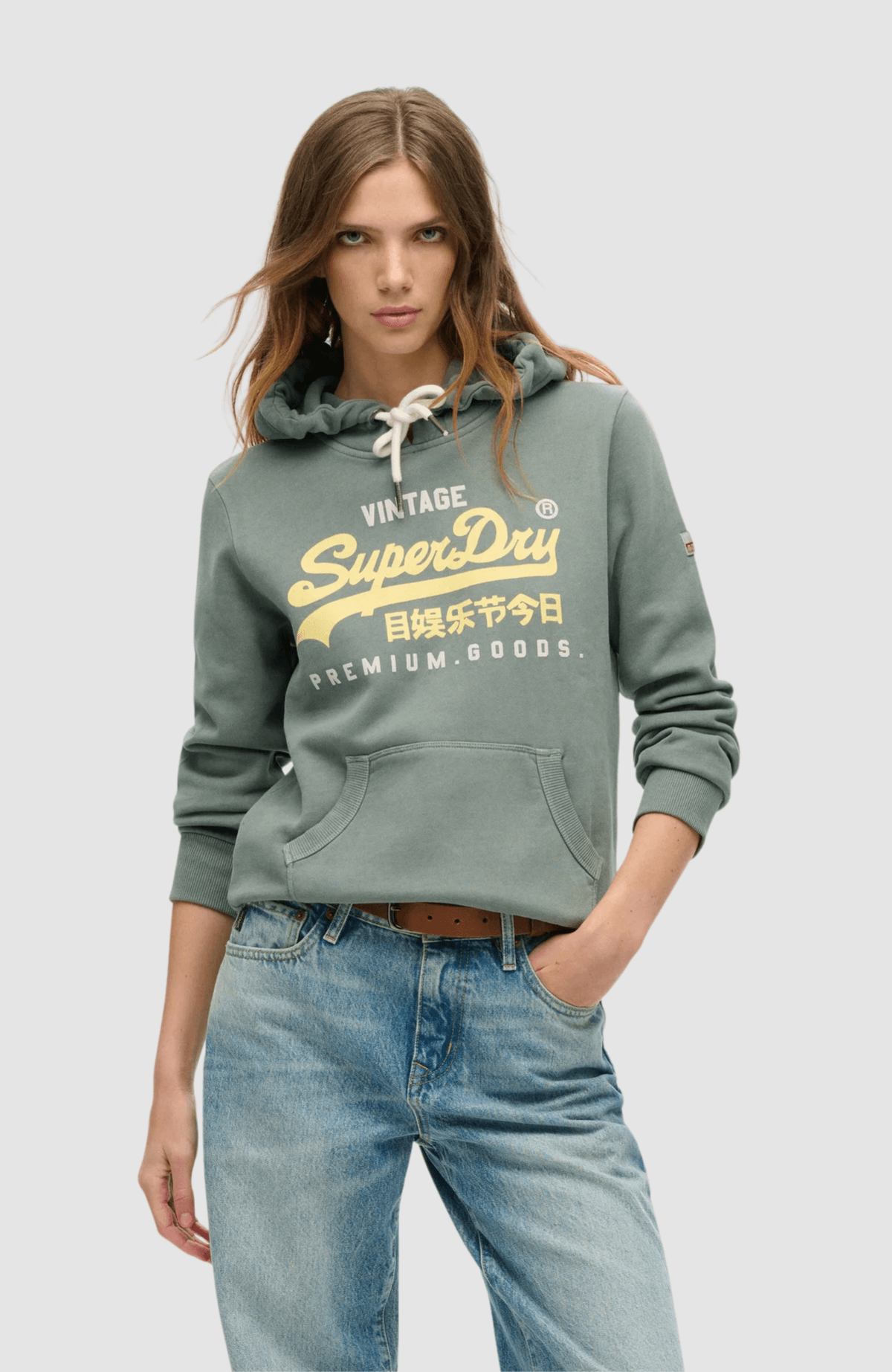 puff print vl graphic hoodie