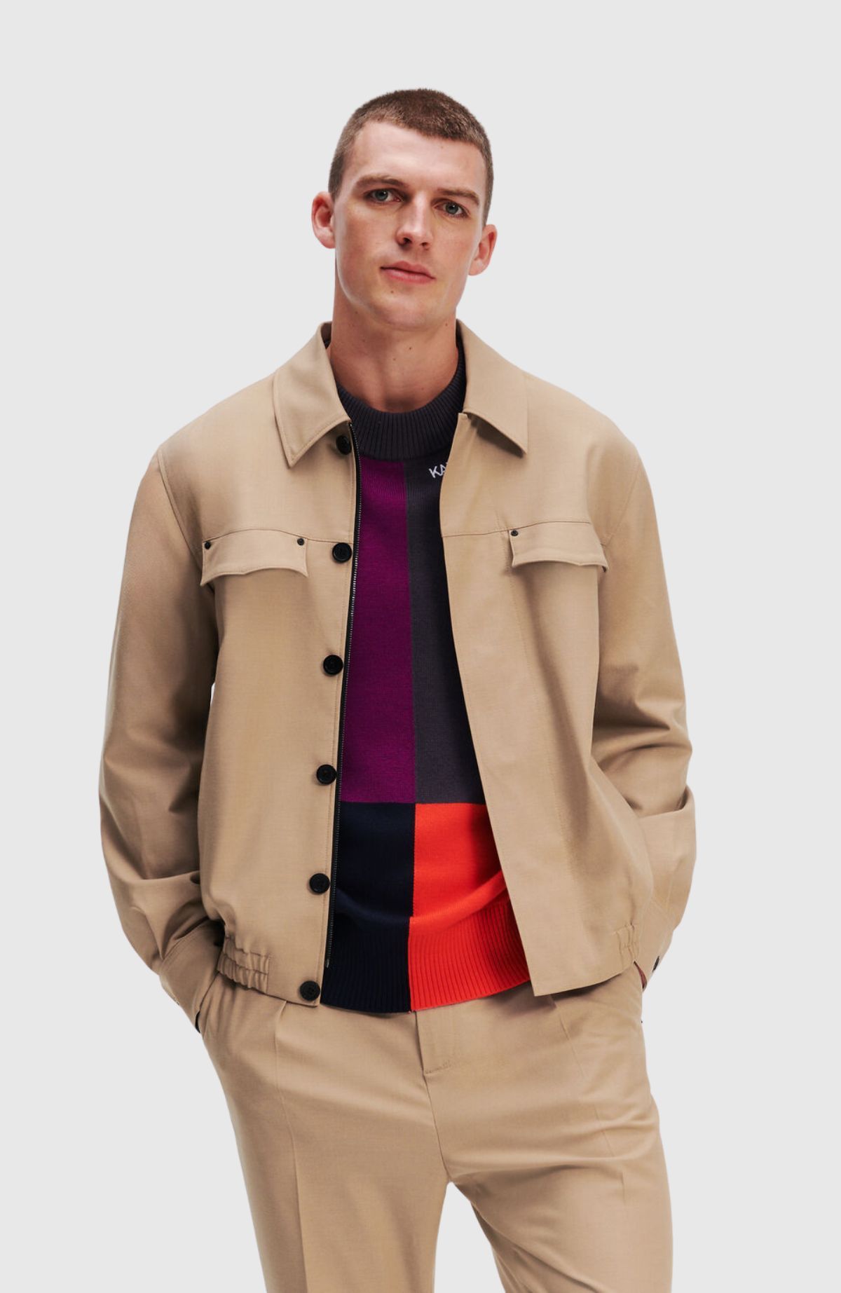 tailored day blouson