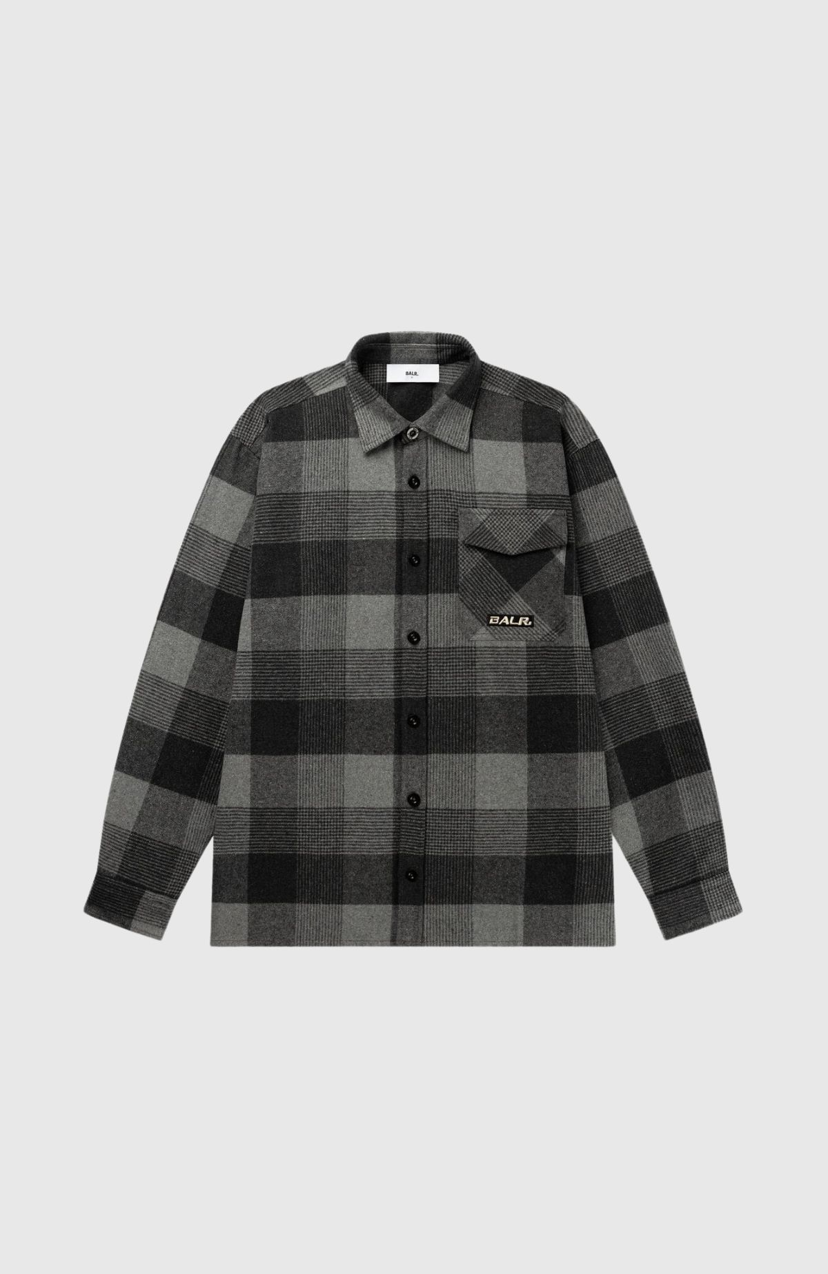 the club box fit flannel shirt