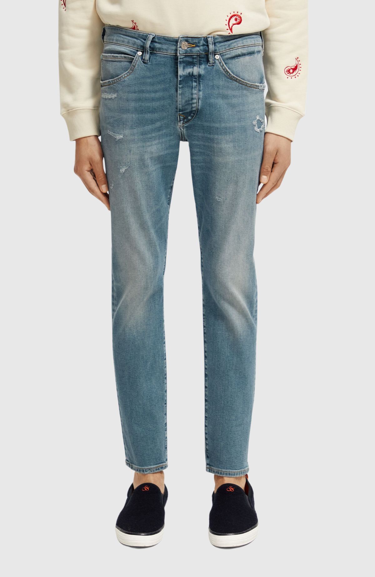 the singel constructed slim jeans — live and loud